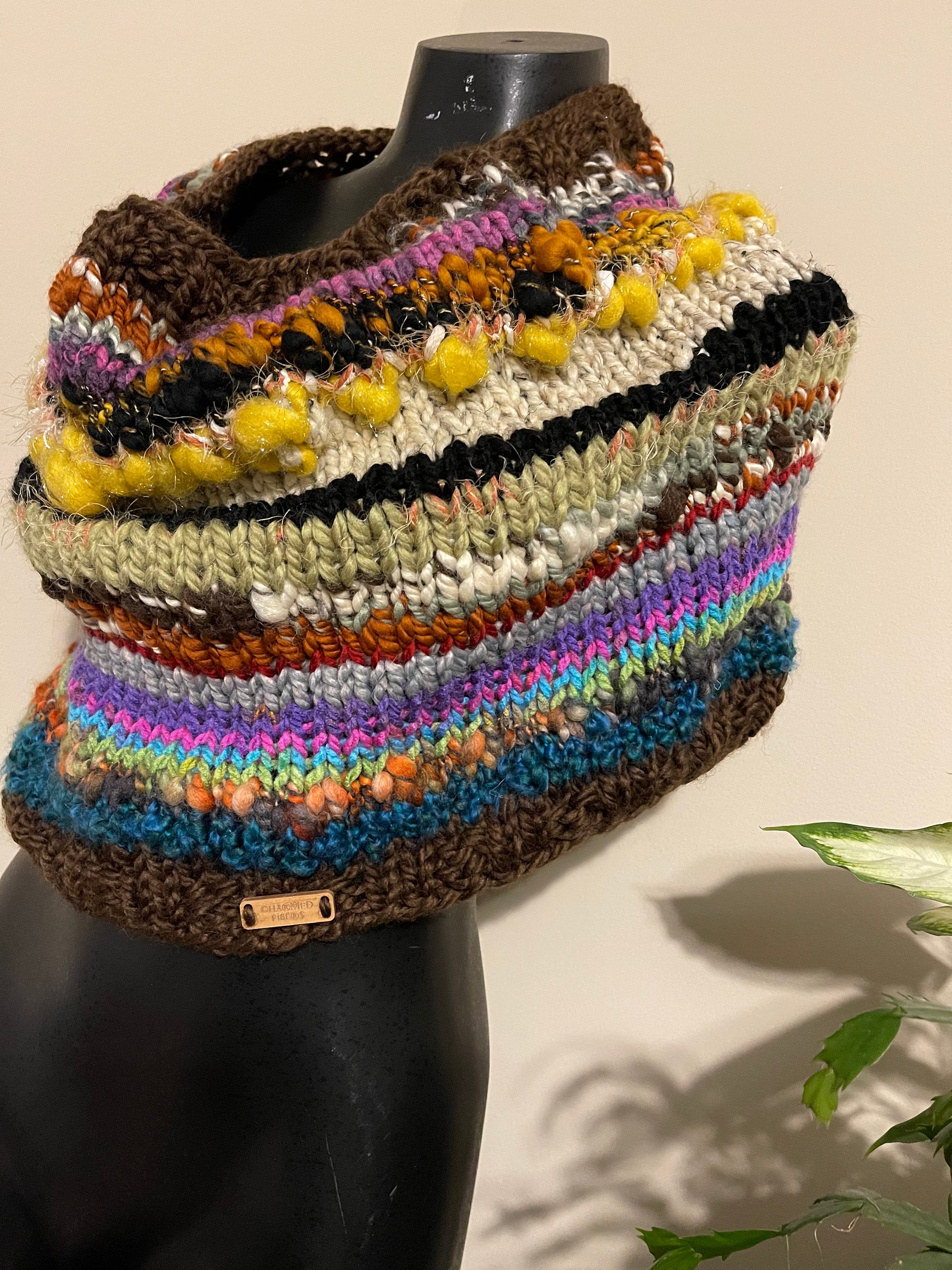 Handspun Art Yarn Cowl Caplet Handspun Art Yarn Shoulder - Etsy