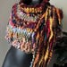 Fringed Caplet Handspun Art Yarn Shoulder Warmer Awesome Texture - Etsy