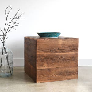 Coffee Table Storage Box Made With Reclaimed Wood / Lift Trunk / Accent ...
