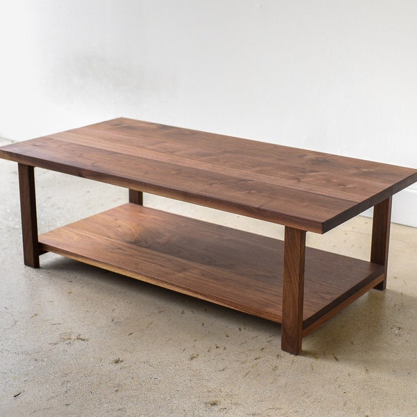 Walnut Coffee Table - Etsy