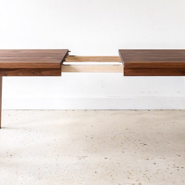 Solid Wood Extendable Table - Etsy