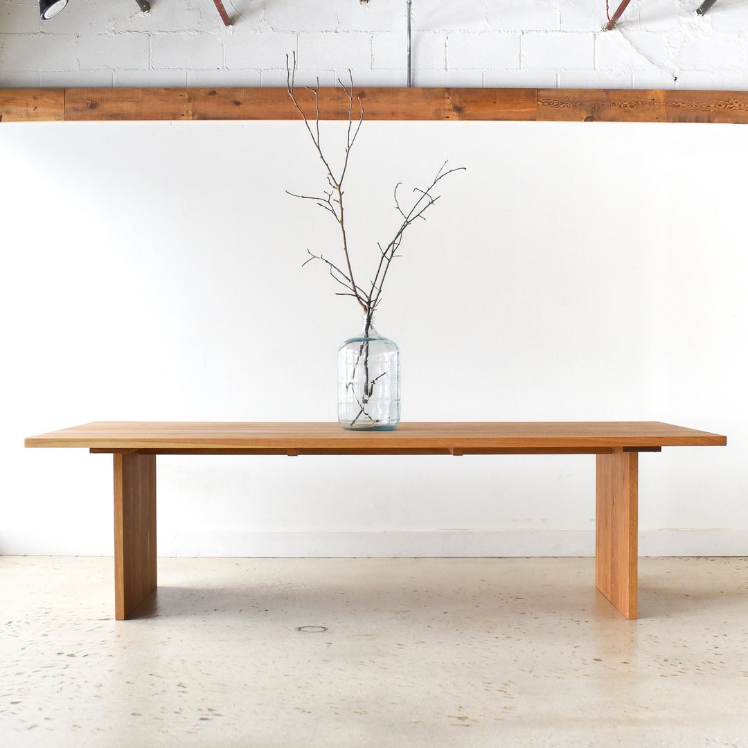 Rounded Corner Timber Dining Table - Etsy