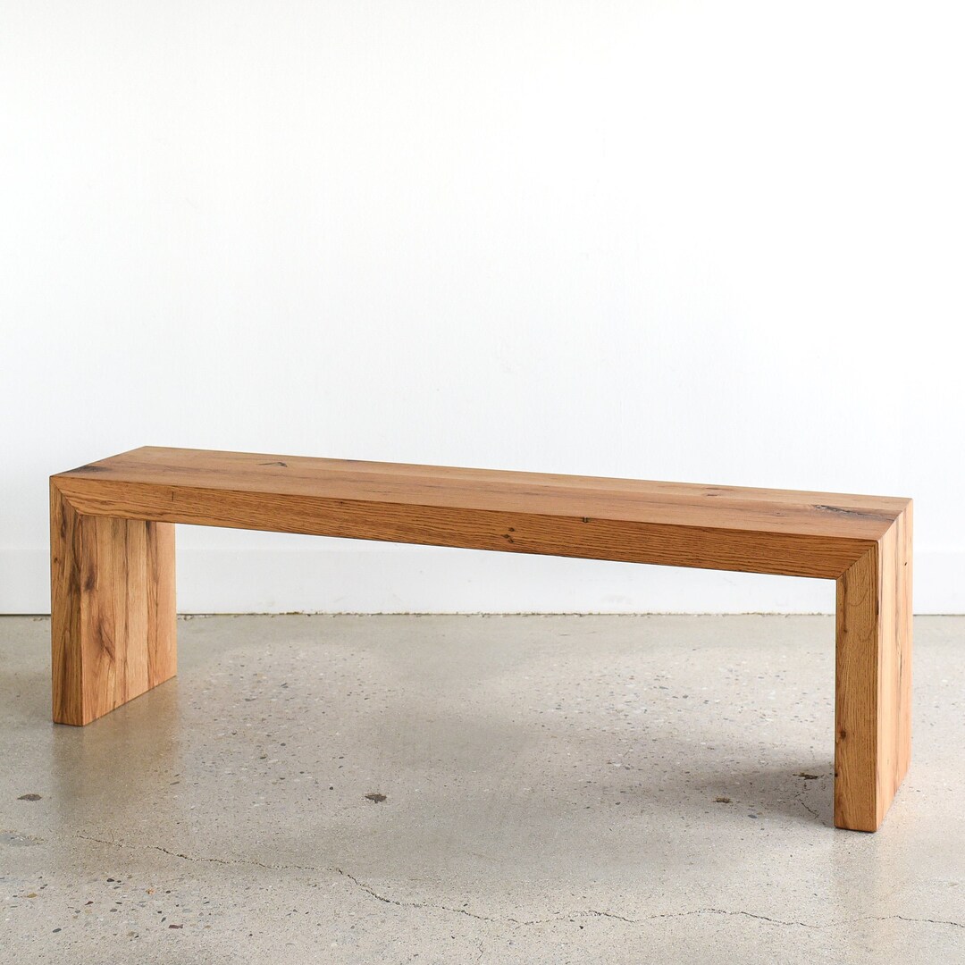 Reclaimed Wood Timber Bench - Etsy