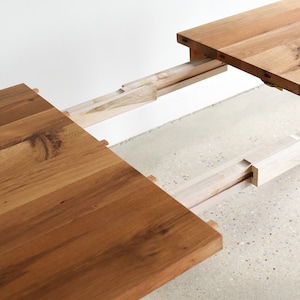 Farmhouse Extendable Dining Table / Reclaimed Wood Kitchen Table - Etsy