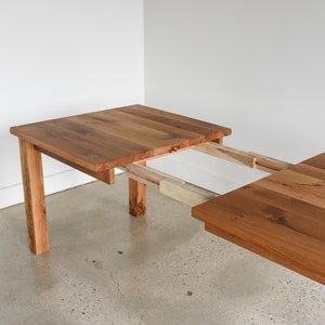 Farmhouse Extendable Dining Table / Reclaimed Wood Kitchen Table - Etsy