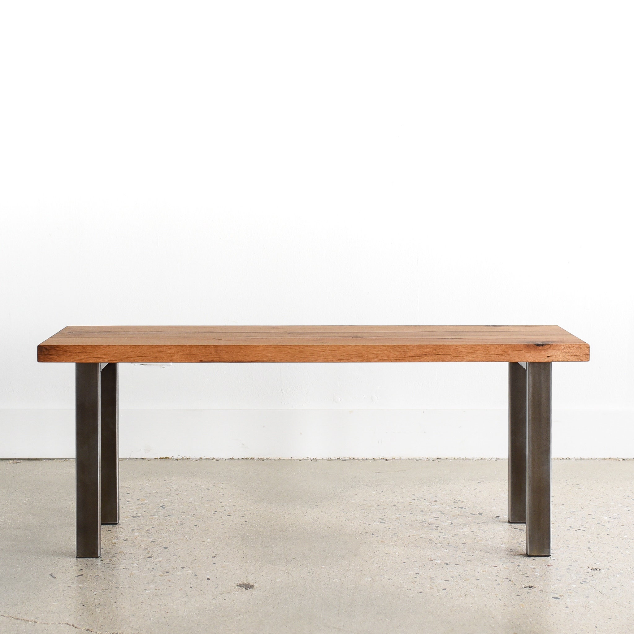 Modern Post Leg Bench | Etsy