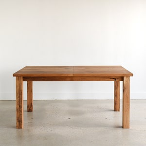 Farmhouse Extendable Dining Table / Reclaimed Wood Kitchen Table - Etsy