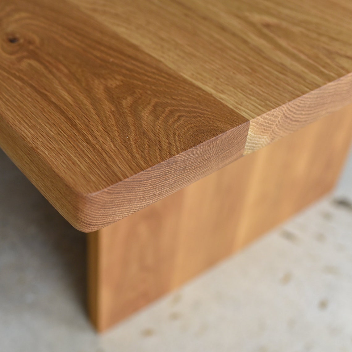 Rounded Corner Timber Dining Table - Etsy