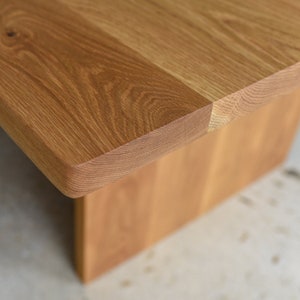 Rounded Corner Timber Dining Table - Etsy