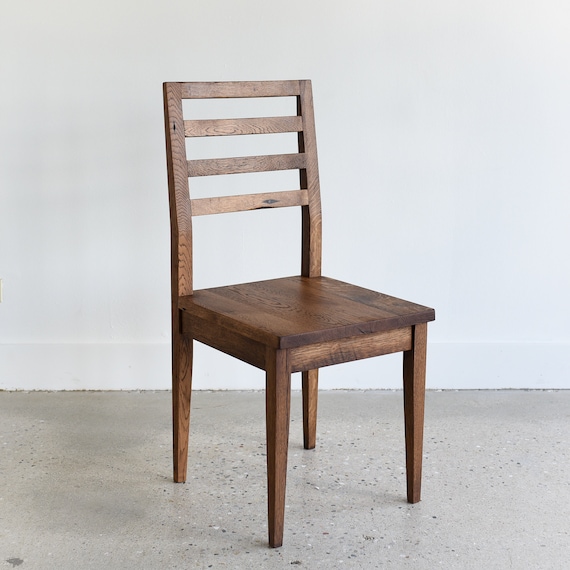 Farmhouse Dining Chair Reclaimed Wood Kitchen Chair Etsy