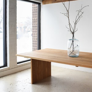 Rounded Corner Timber Dining Table - Etsy