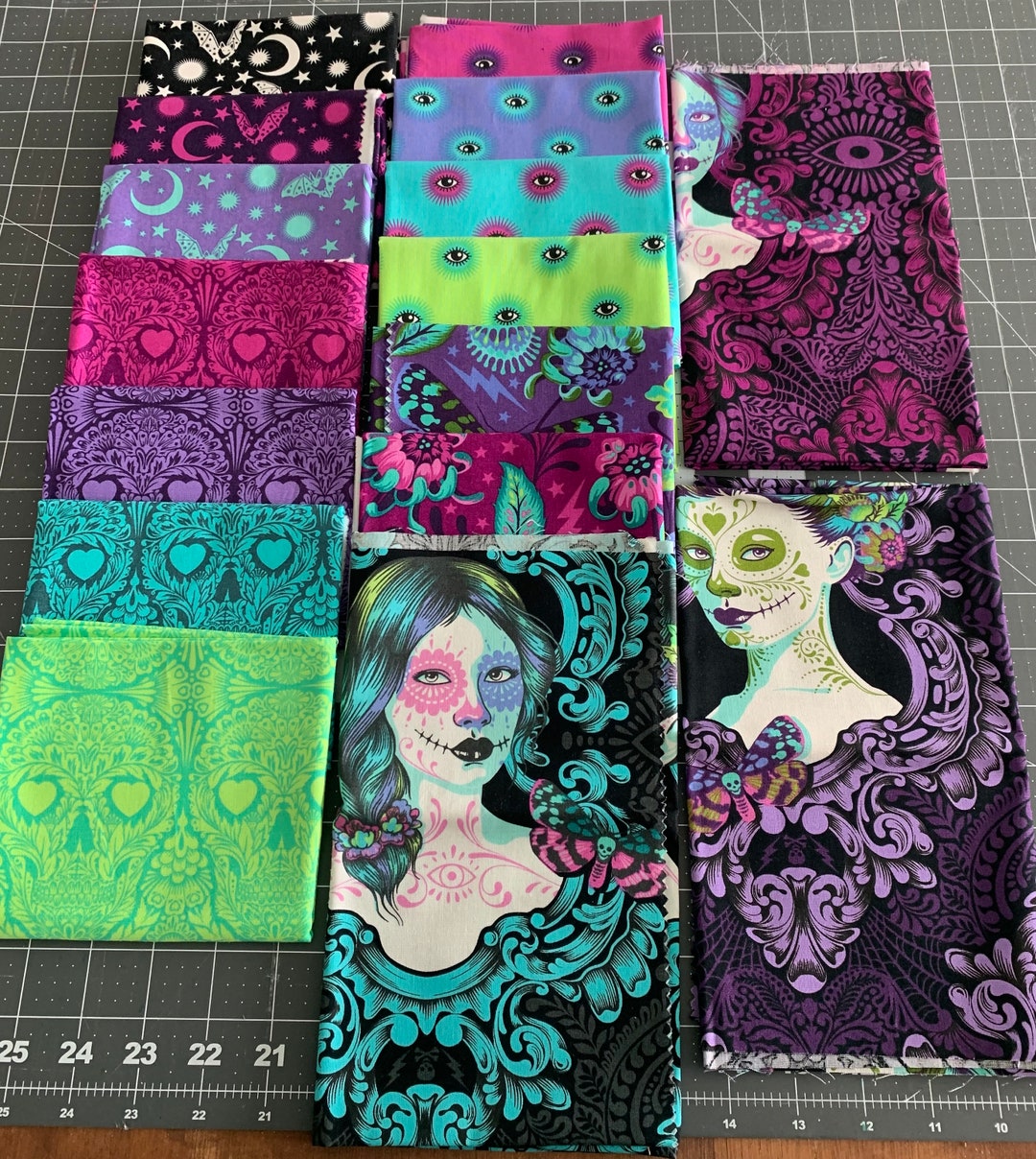 Tula Pink De La Luna Fat Quarter and Full Yard Cuts. Rare and ...