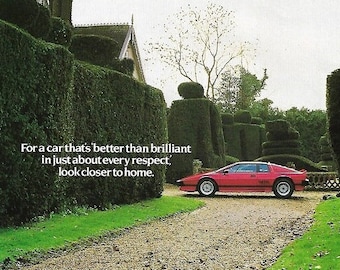 Lotus Car Print 1960 Original Advertising Wall Art - Etsy