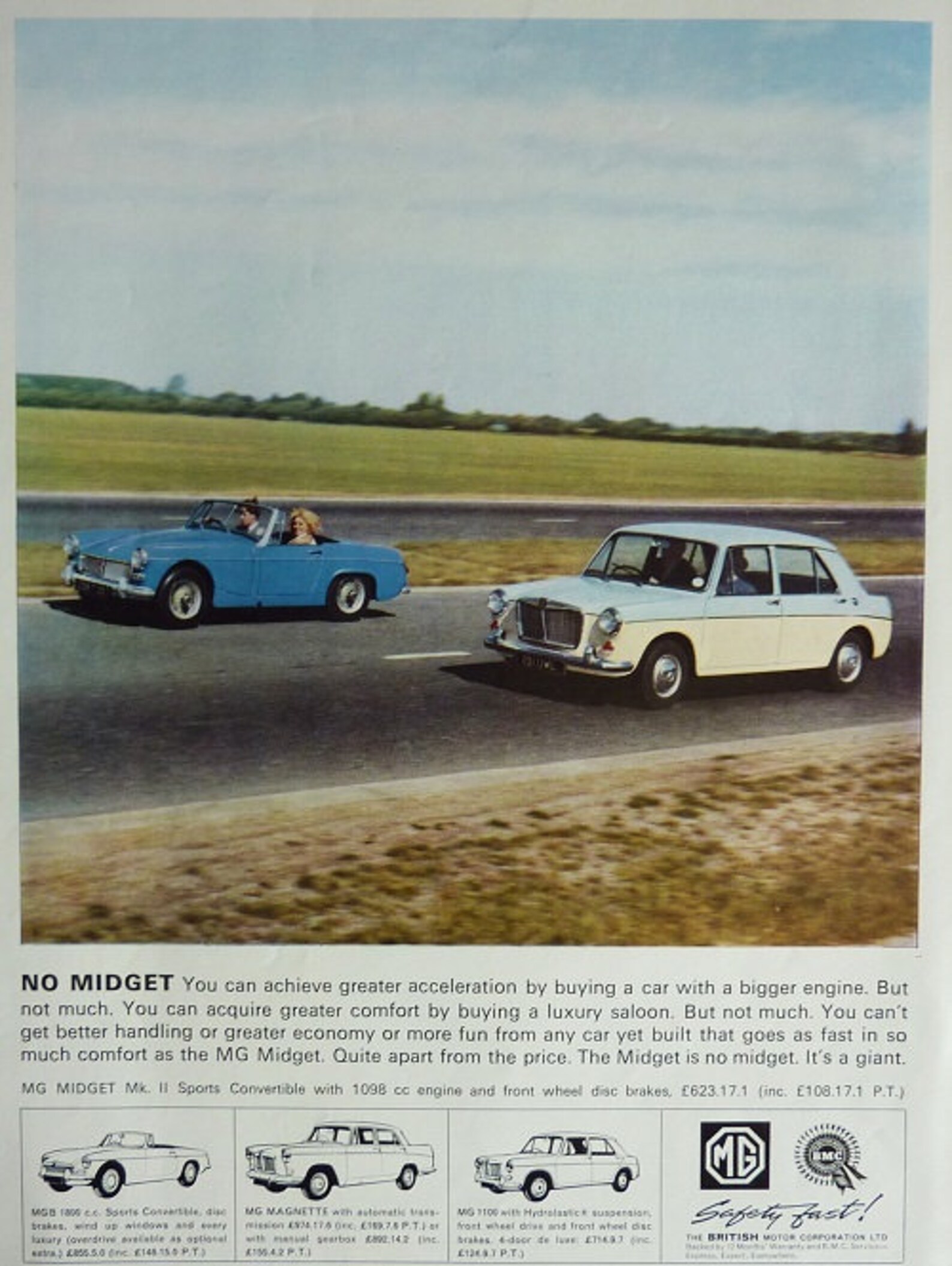 MG Car Print 1965, Advertising Wall Art - Etsy