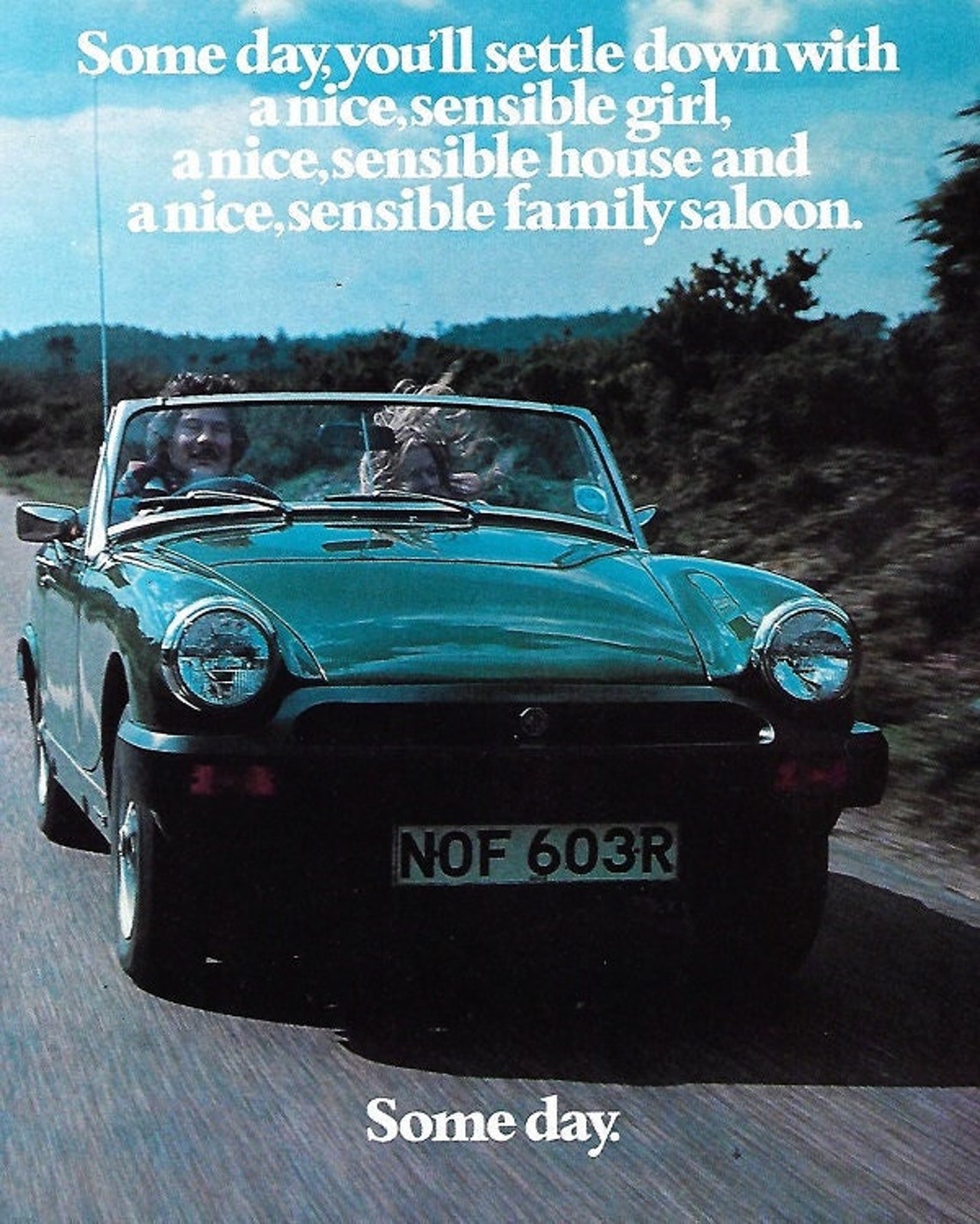 MG Midget Car Print 1978, Original Advertising Wall Art - Etsy