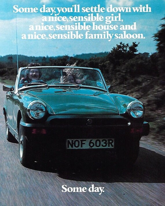 MG Midget Car Print 1978 Original Advertising Wall Art - Etsy