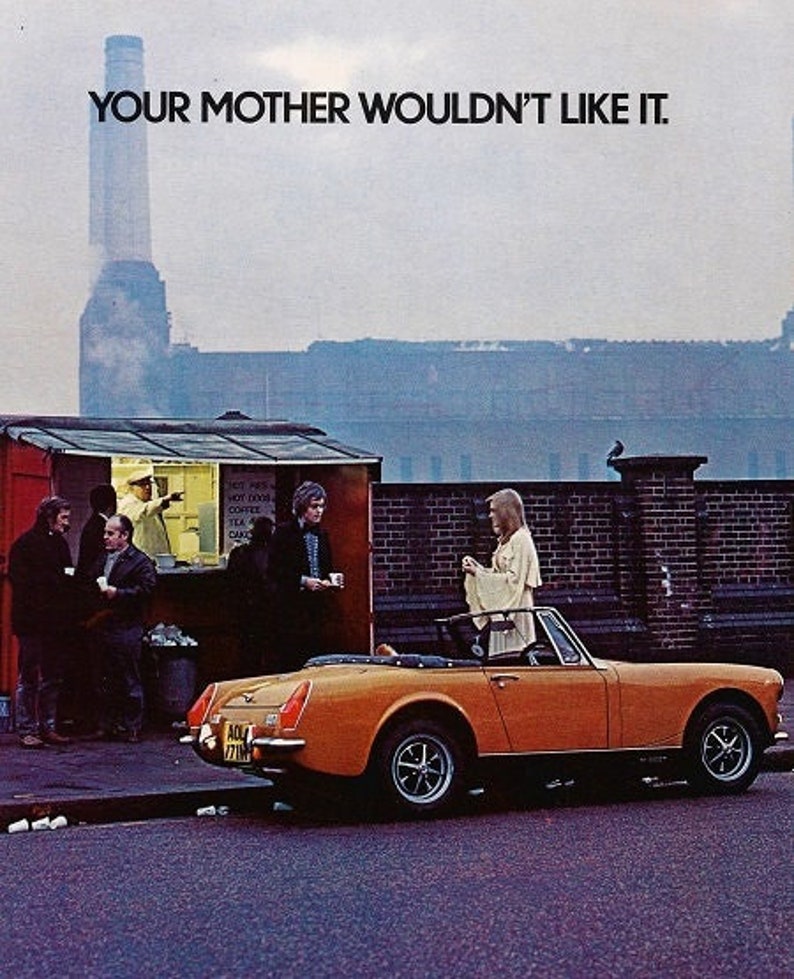 MG Midget Car Print 1973 Original Advertising Wall Art - Etsy