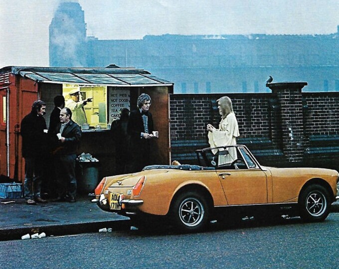 MG Midget Car Print 1973 Original Advertising Wall Art - Etsy