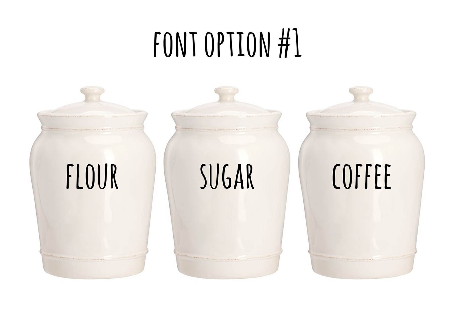 Kitchen Canister Labels Home Goods Storage Label Home - Etsy