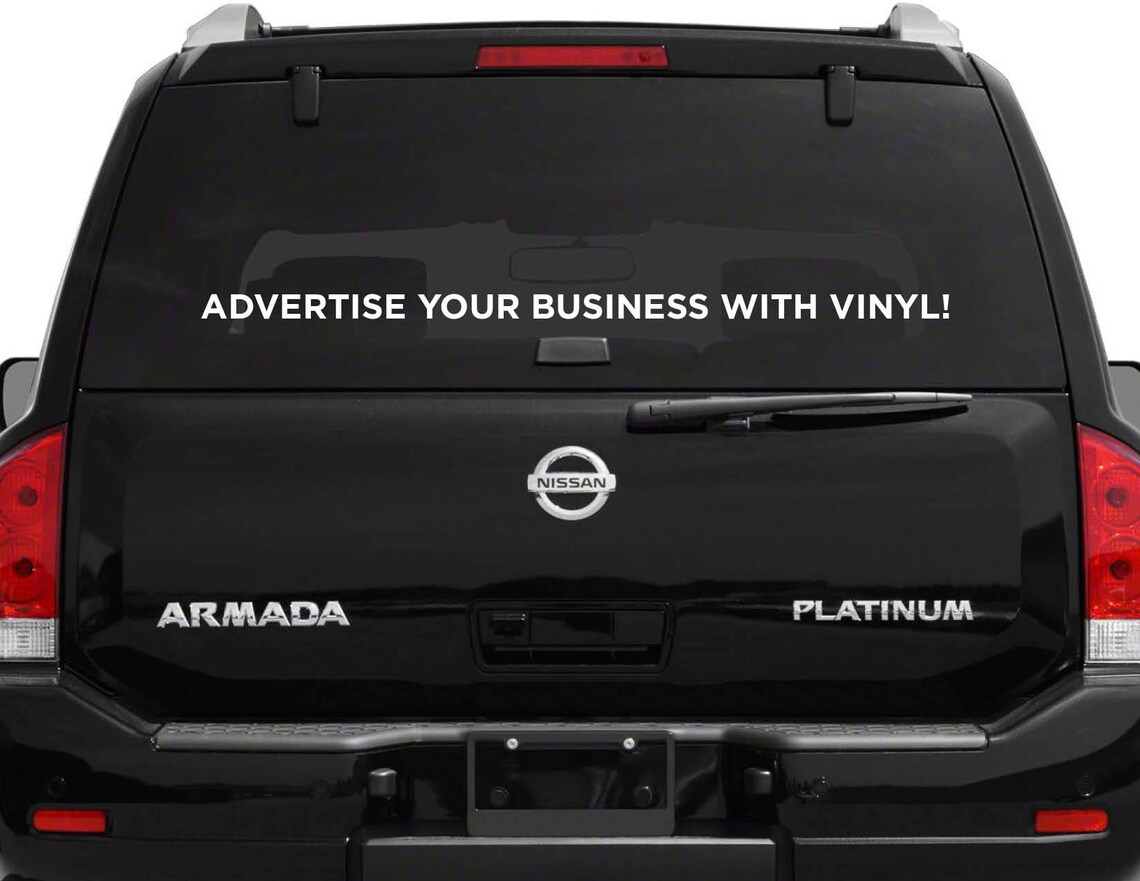 Advertise Your Business With Vinyl Vinyl Decal Car Sticker | Etsy