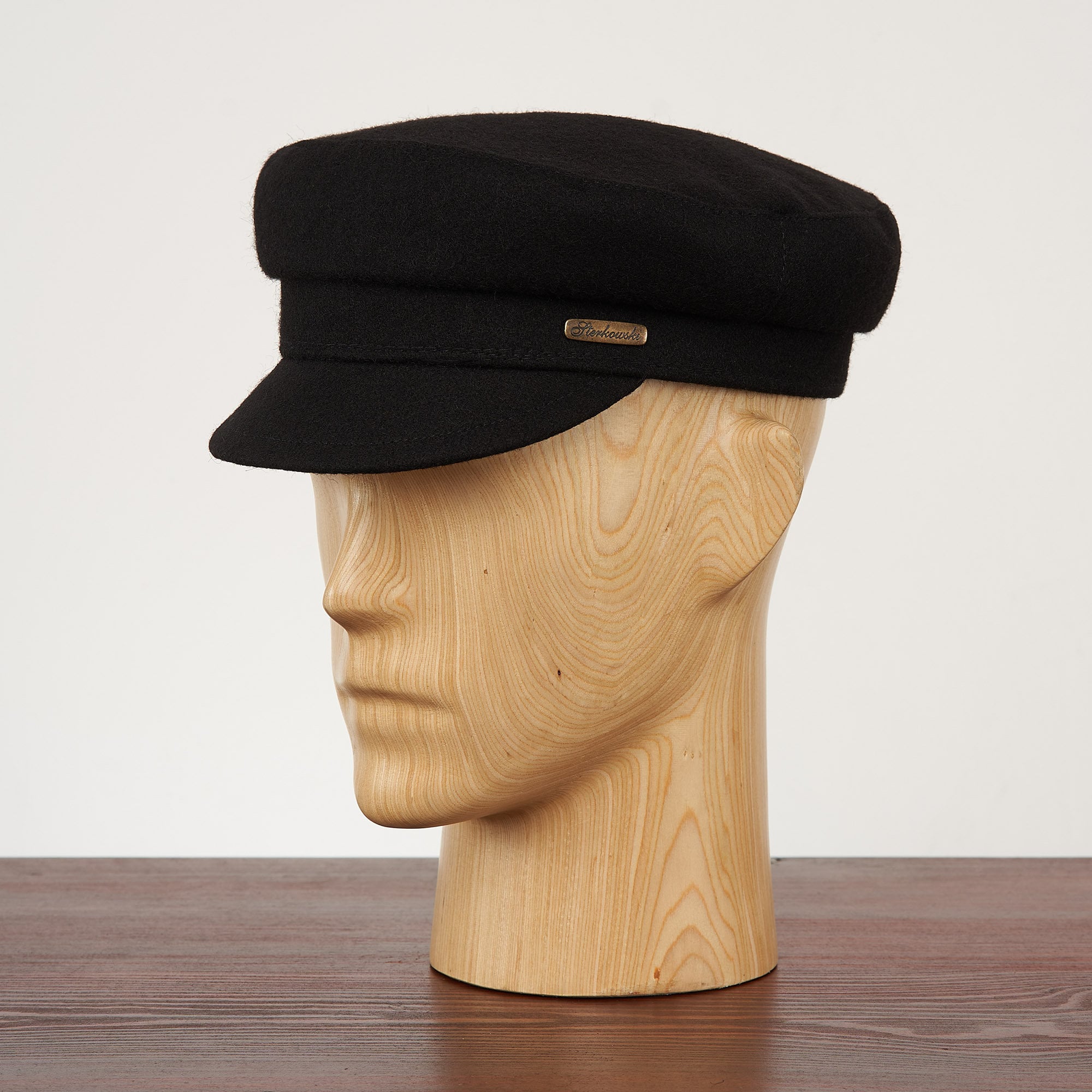 FIDDLER Wool Cloth Jewish Peaked Cap Sailor Greek Fisherman Boatman ...