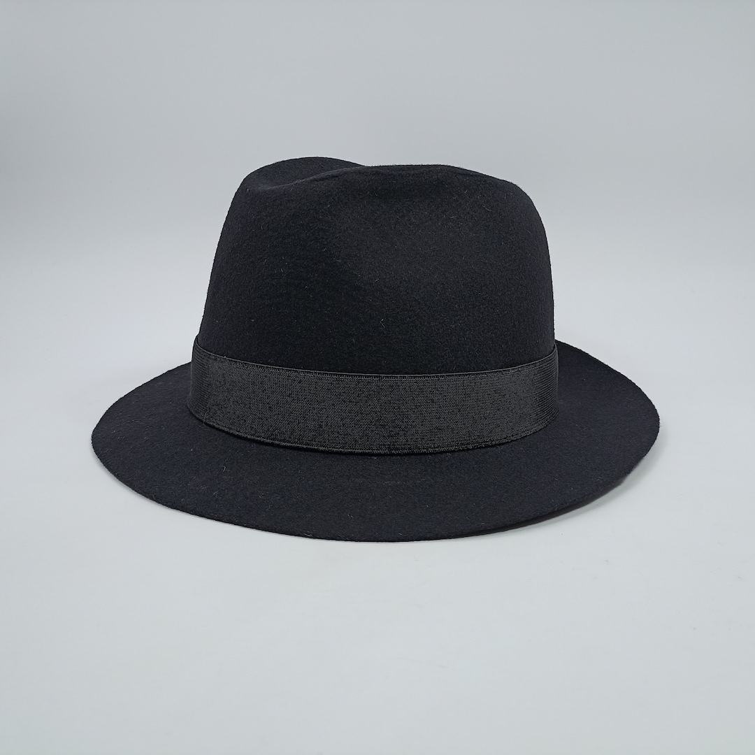 SALE!- 61cm Wool Cloth Fedora Hat Wide Brim Classic Jazz Retro Boho ...