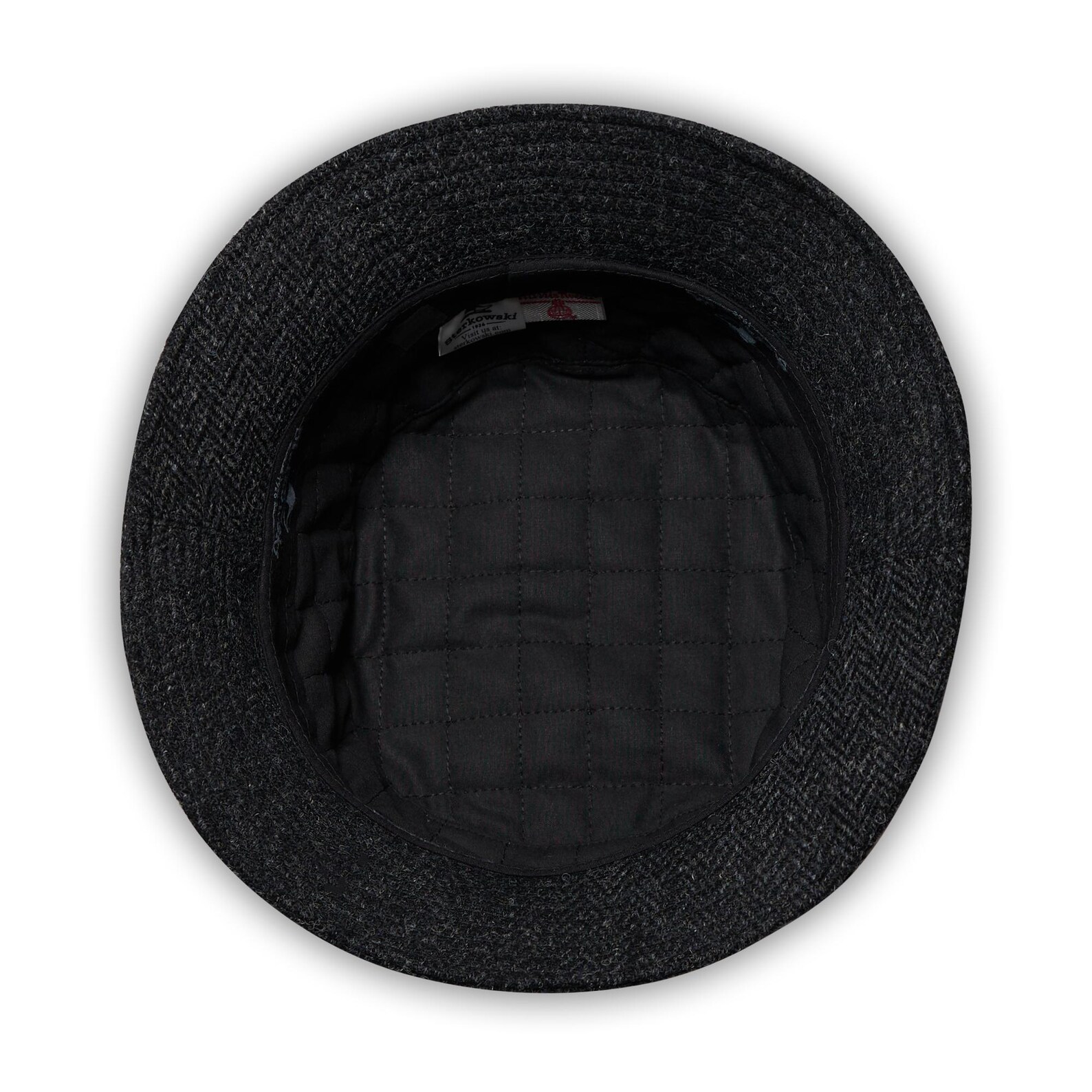 GLEN Harris Tweed Bucket Wool Hat Warm Quilted Lining Boonie Fisherman ...