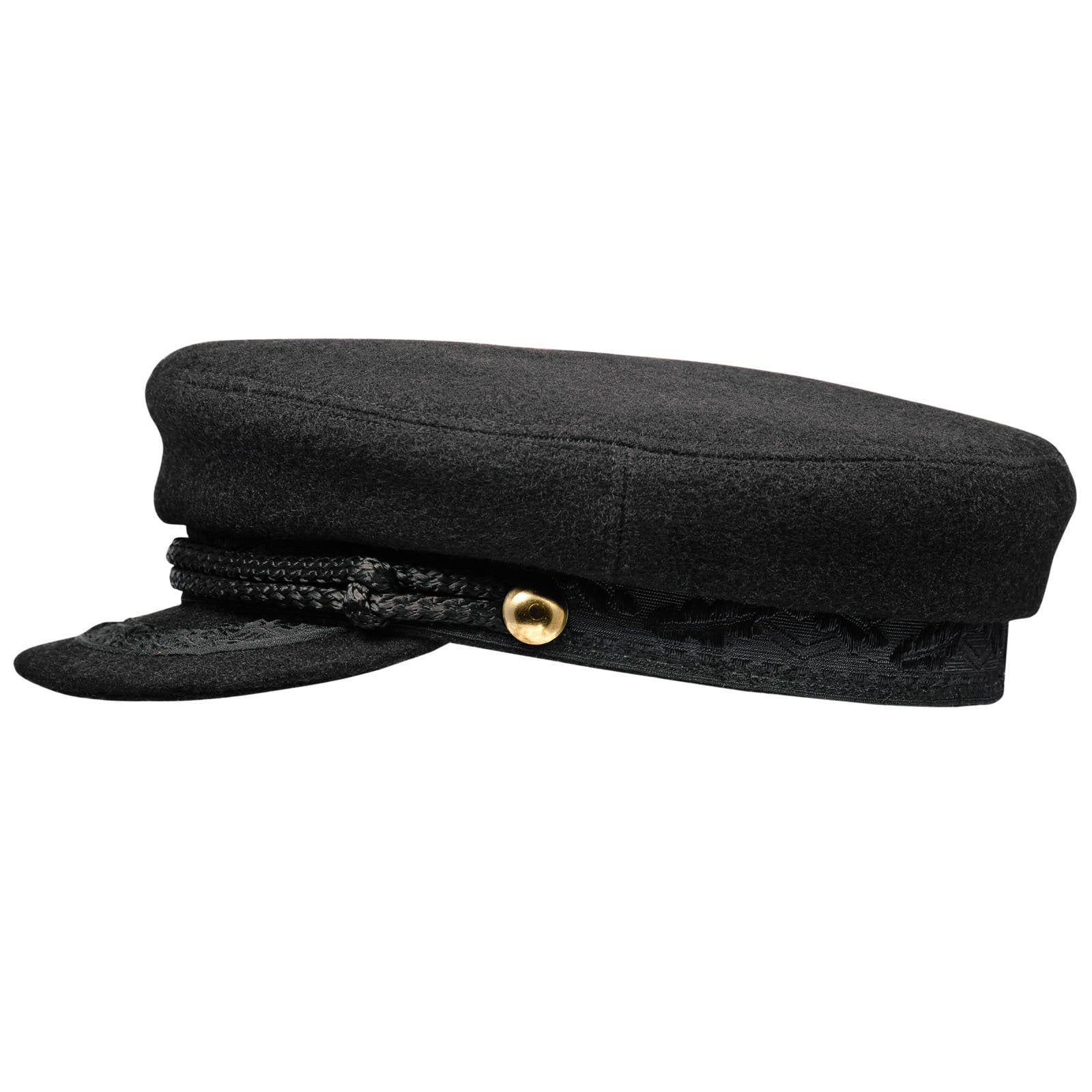 SKIPPER Wool Traditional Marine Breton Cap Merchant Fleet | Etsy