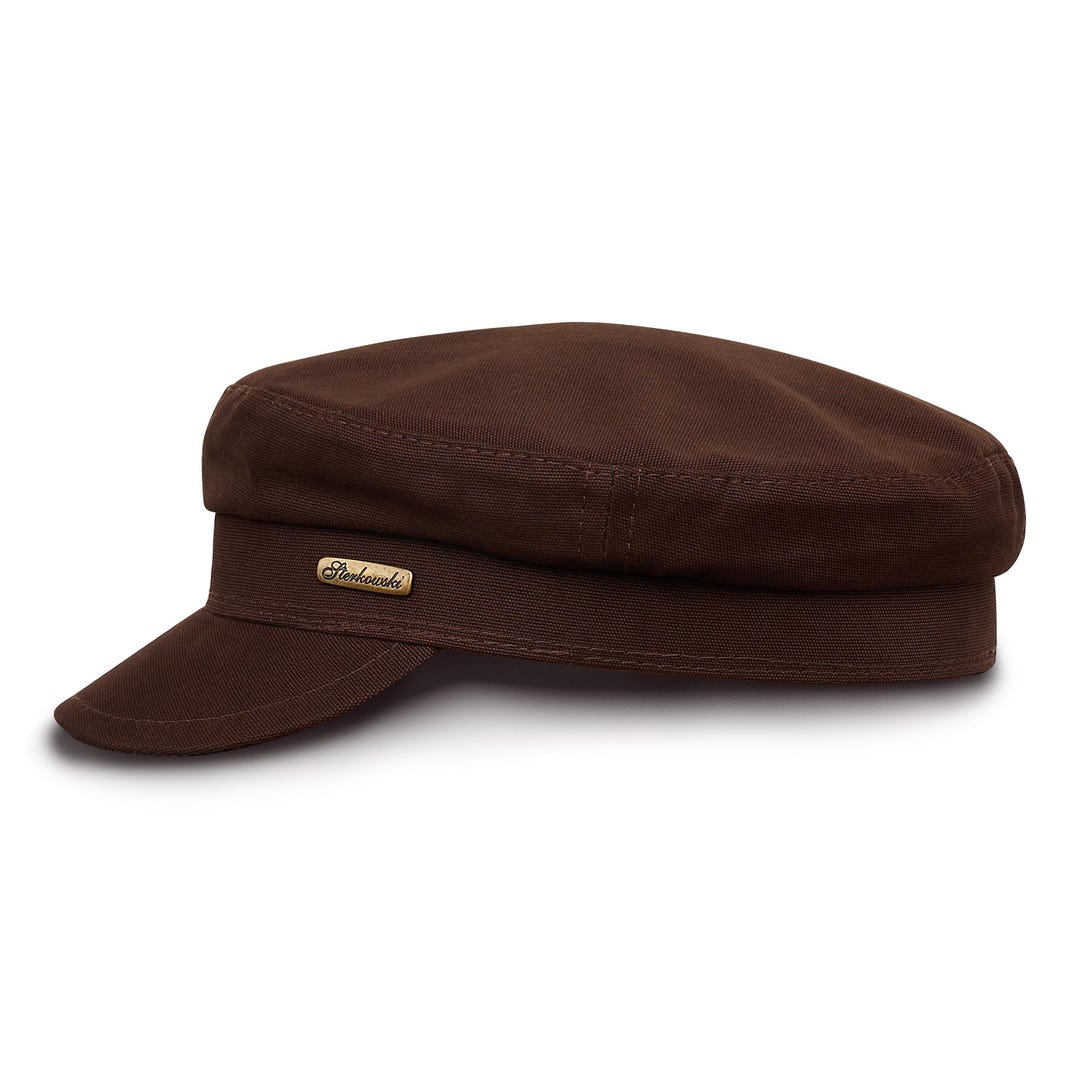 TRAWLER Cotton Breton Fisherman Cap Sailor Captains Nautical Skipper ...