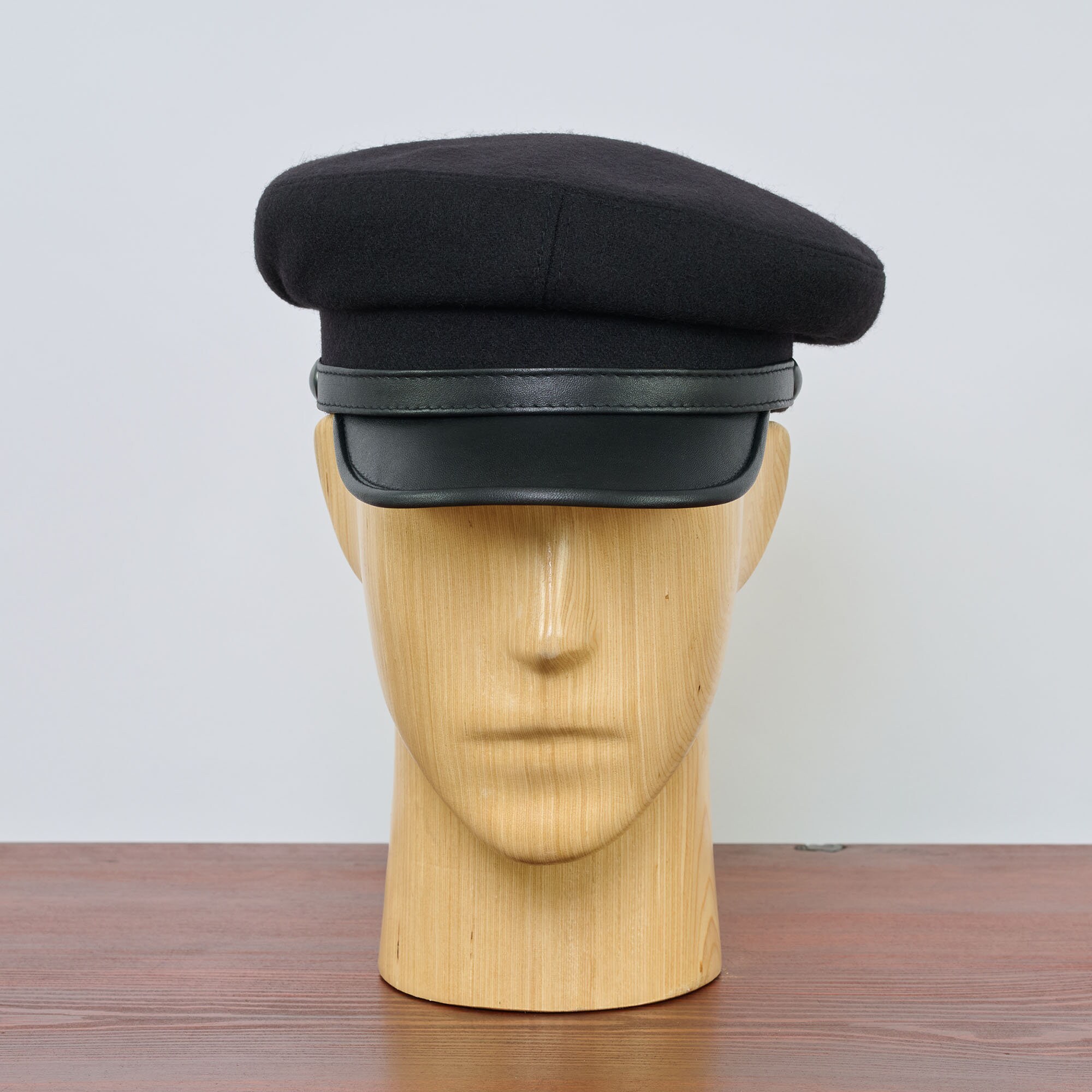 DANUBE MOD 4 Wool Crown Leather Visor Traditional Polish Peaked Mens ...