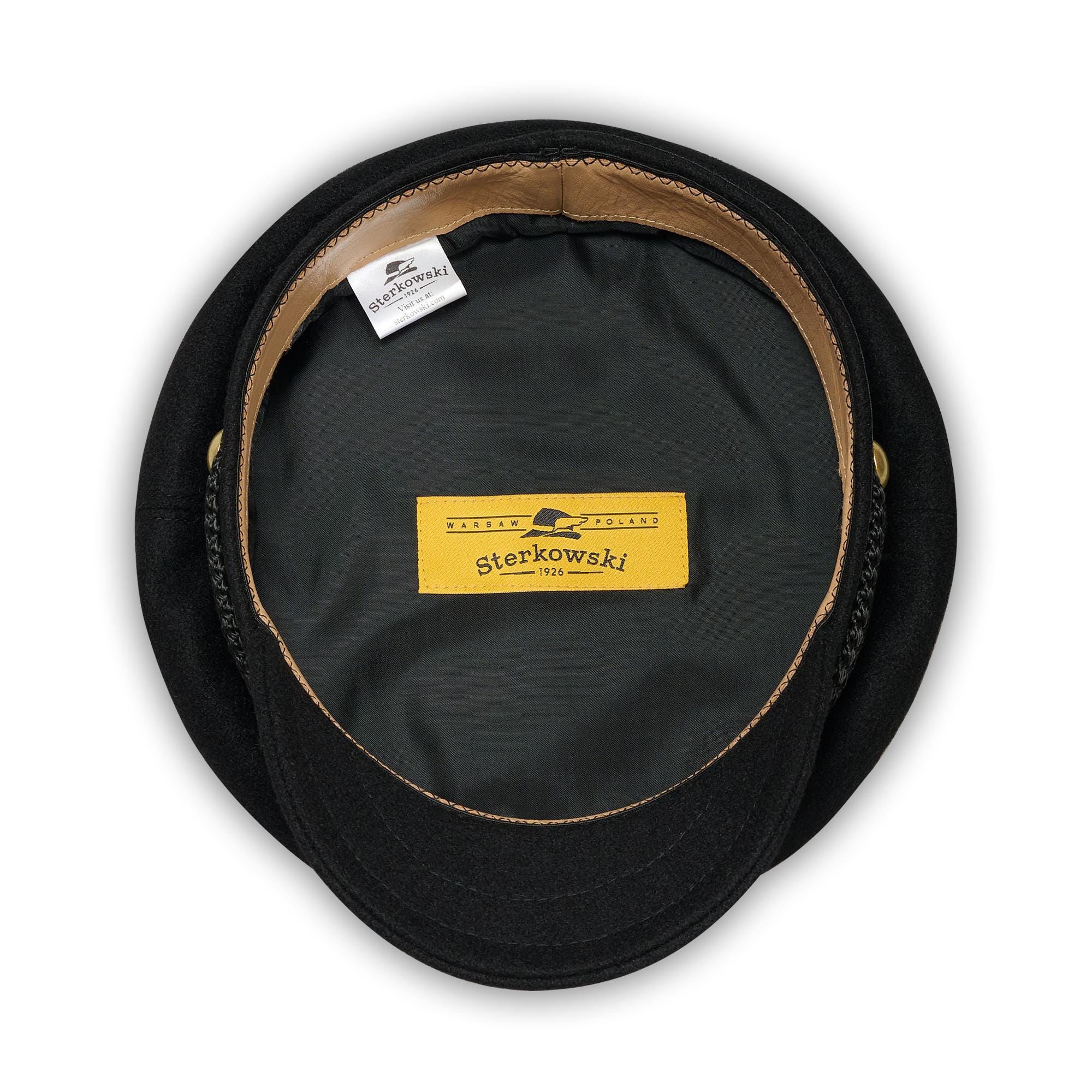 SKIPPER Wool Traditional Marine Breton Cap Merchant Fleet Sailor ...