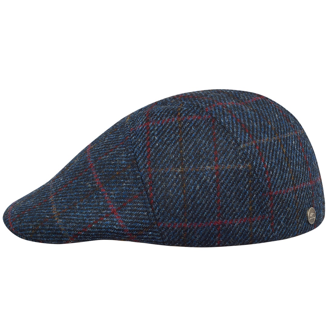 IVY FIVE Genuine Scottish Harris Tweed Pure Wool English 5 Panels Flat ...