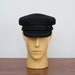 CHANDLER Wool Fiddler Cap With Embroidered Tape Twine Seaman Greek ...