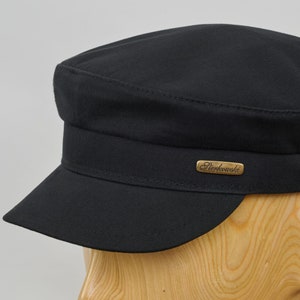 TRAWLER Cotton Breton Fisherman Cap Sailor Captains Nautical Skipper ...
