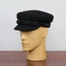 CHANDLER Wool Fiddler Cap With Embroidered Tape Twine Seaman Greek ...