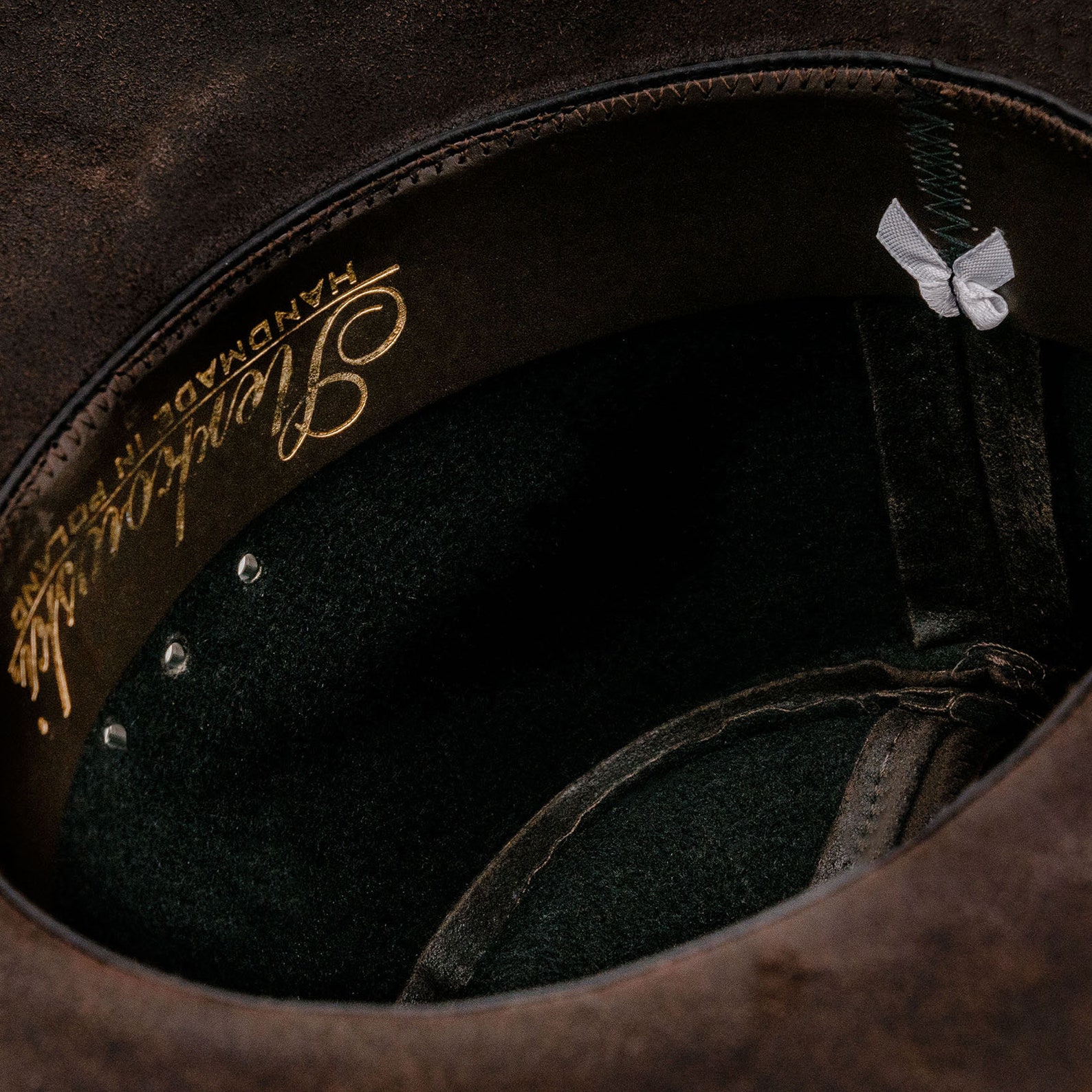 BUCKAROO Genuine Leather Western Cowboy Hat Outback Rodeo Old West ...