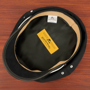 ELVIS Cotton Rockabilly Biker Cap Retro Motorcycle Natural Leather ...