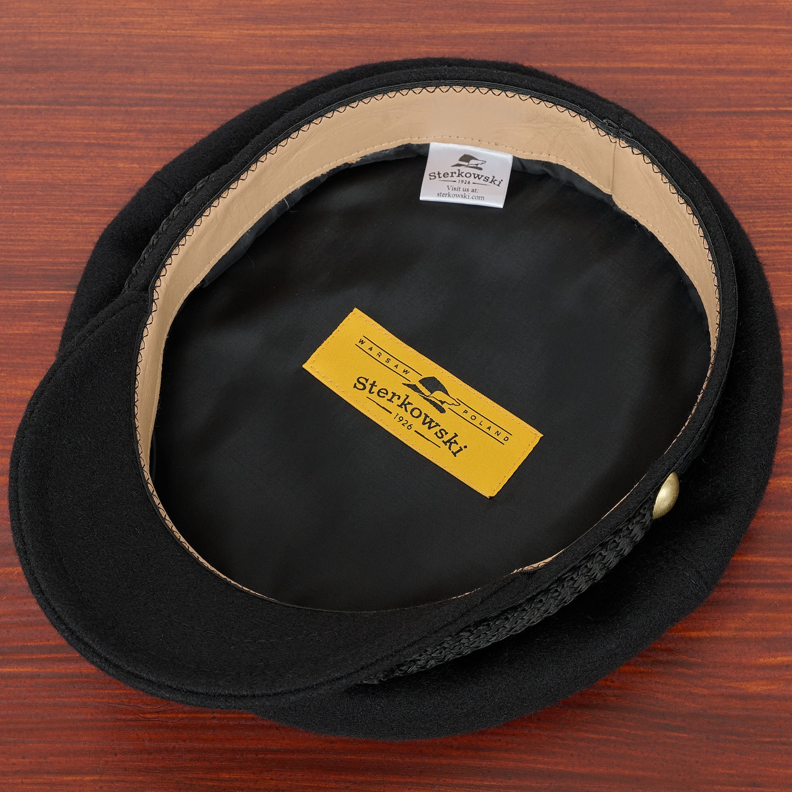 SKIPPER Wool Traditional Marine Breton Cap Merchant Fleet Sailor ...