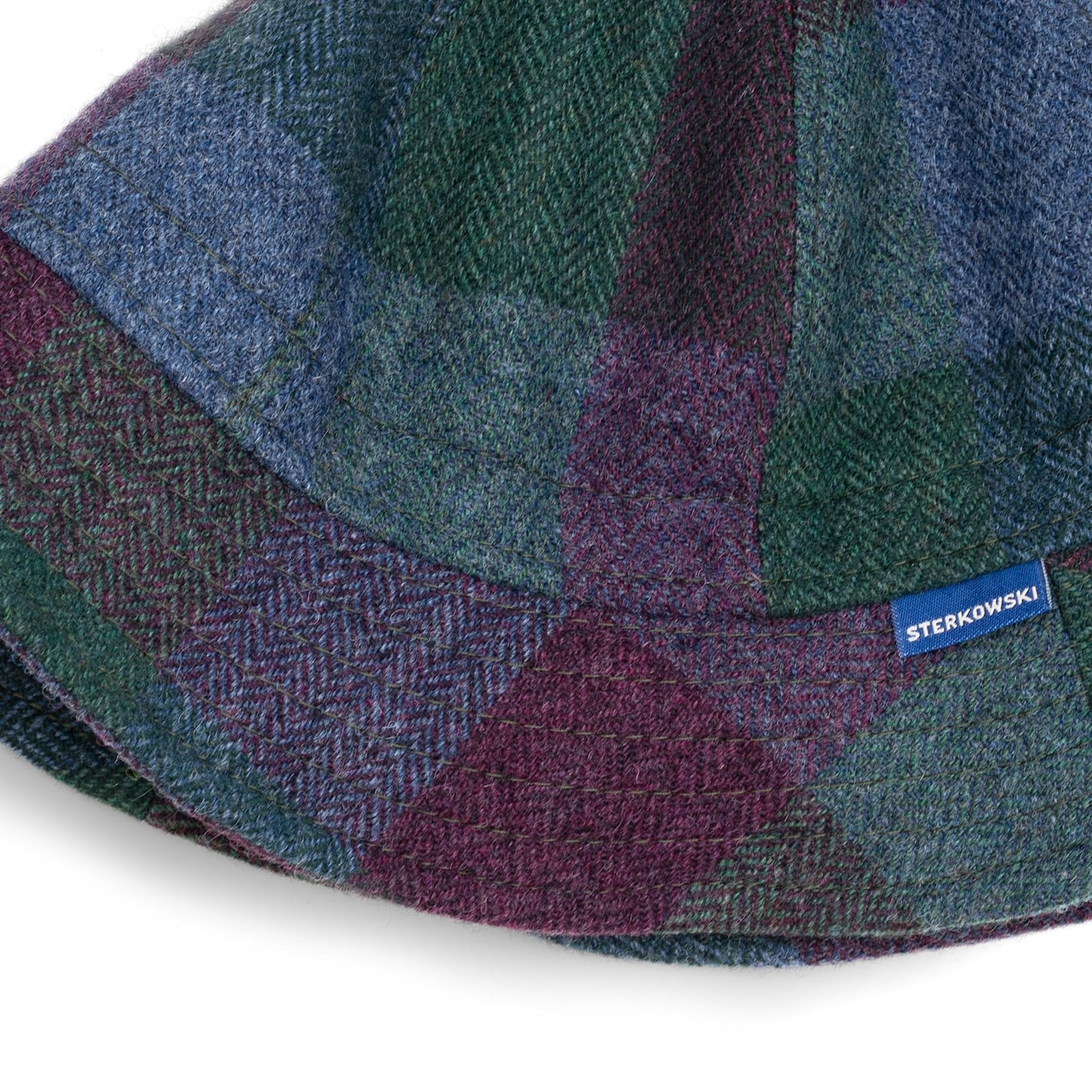 BUGGY Donegal Tweed Bucket Hat Military Boonie Cap Irish Wool Magee ...