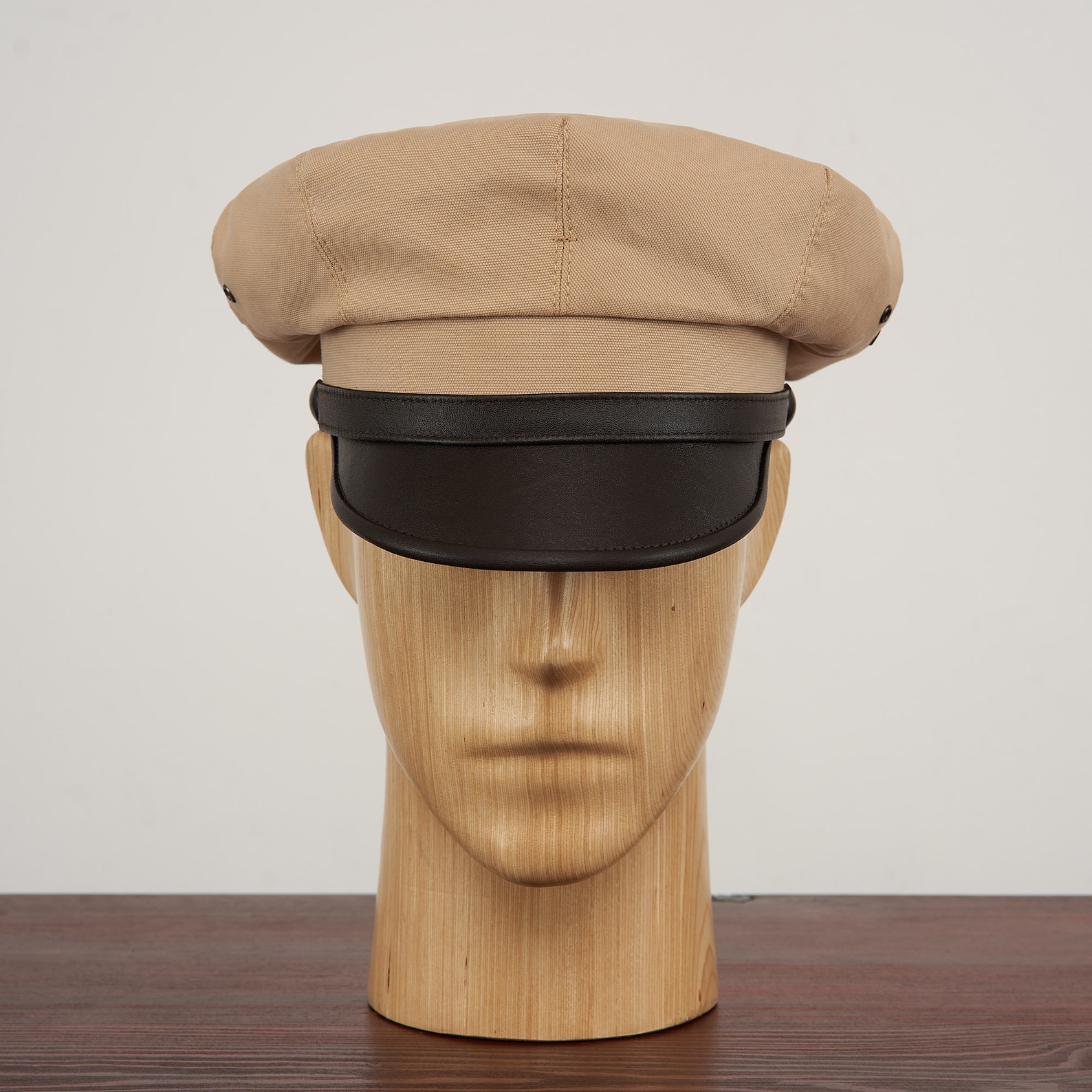 ELVIS Cotton Rockabilly Biker Cap Retro Motorcycle Natural Leather ...