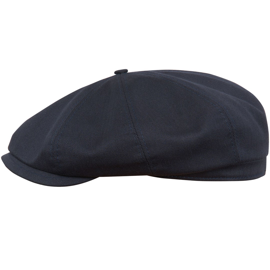 Waxed Cotton 8 Panels Newsboy Peaky Cap Apple Bandit Hooligan Ivy Hat ...