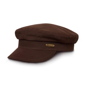 TRAWLER Cotton Breton Fisherman Cap Sailor Captains Nautical Skipper ...