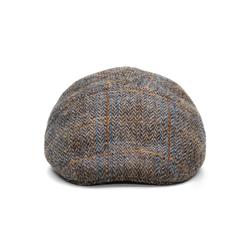 Platte pet IVY FIVE Harris Tweed 5-panelen Schotse wol heren dames ...