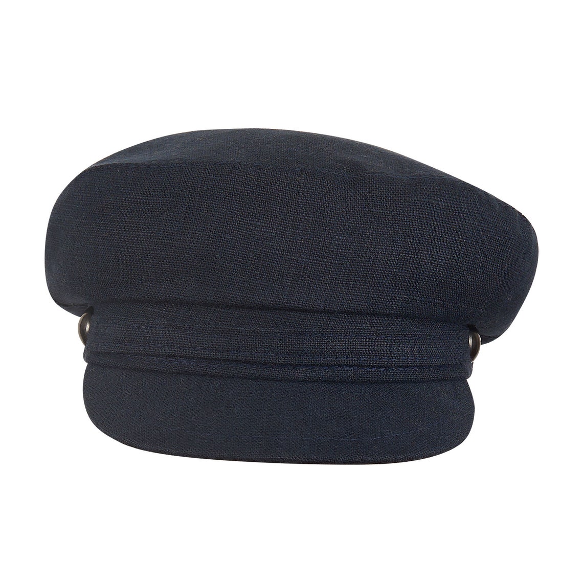 PIREUS Linen Greek Fisherman Breton Summer Cap Sailor Captains - Etsy