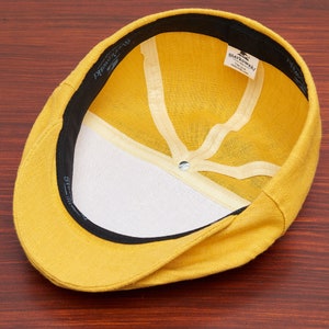 SWEDE Linen 5 Panels Applejack Flat Cap Newsboy Driving Bicycle Irish ...
