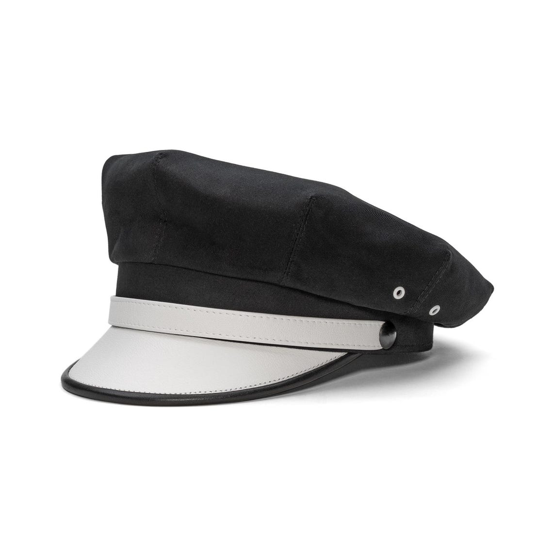 ELVIS Cotton Rockabilly Biker Cap Retro Motorcycle Natural Leather ...