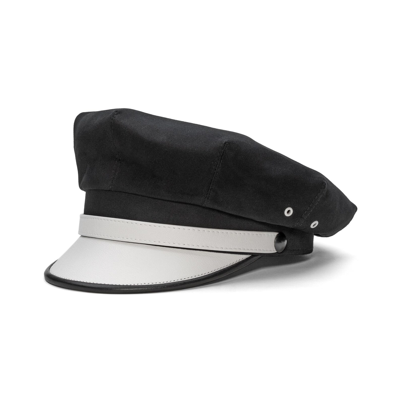 ELVIS Cotton Rockabilly Biker Cap Retro Motorcycle Natural Leather ...
