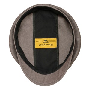 FIDDLER Linen Greek Fisherman Peaked Cap Jewish Airy Lightweight Sailor ...