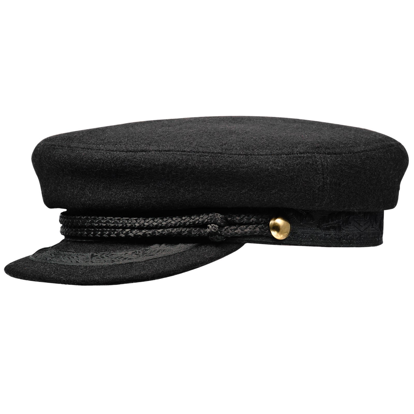 SKIPPER Wool Traditional Marine Breton Cap Merchant Fleet | Etsy