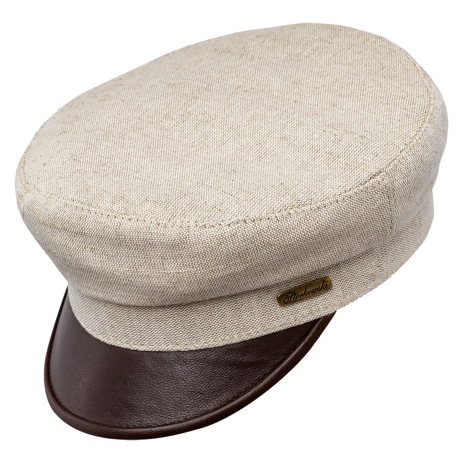 FIDDLER Linen Skin Peaked Greek Fisherman Cap Airy Light | Etsy